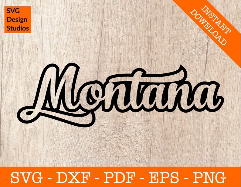 Retro Montana Svg Montana State Svg University College - Etsy