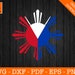 Philippines Flag Sun Mandala Svg, Philippine Flag Svg, Filipina ...