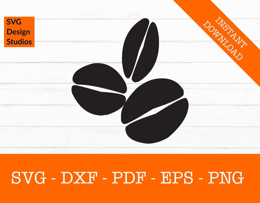 Coffee Beans Svg, Espresso Beans Svg, Shadow SVG Cut File - PNG - DXF ...