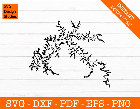 Dale Hollow Svg Dale Hollow Lake Map Outline Cut File Png Etsy Finland