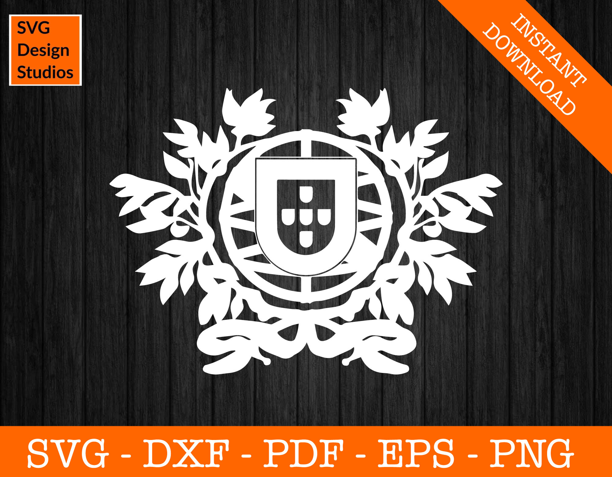 Portugal Crest Svg Seal Badge Coat of Arms Portugal Flag - Etsy
