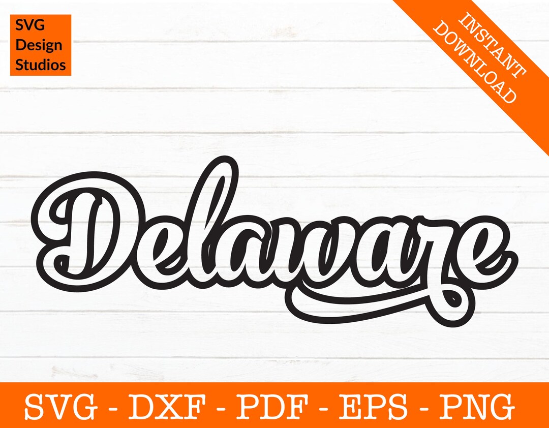Retro Delaware Svg, Delaware State Svg, University, College, Clipart ...