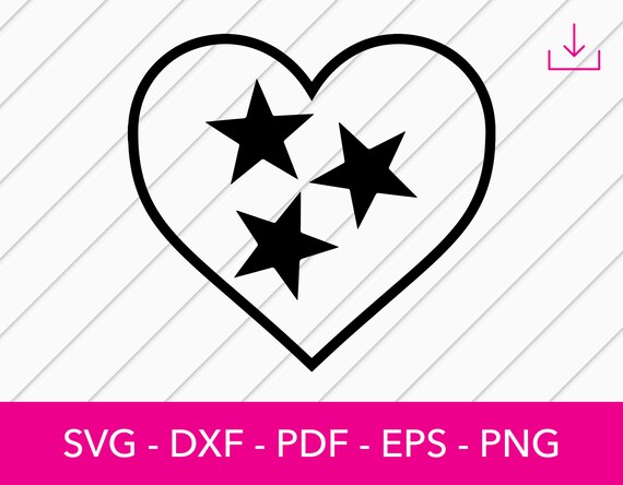 Tennessee Svg Tennessee Tristar Svg Tennessee Flag Svg TN | Etsy