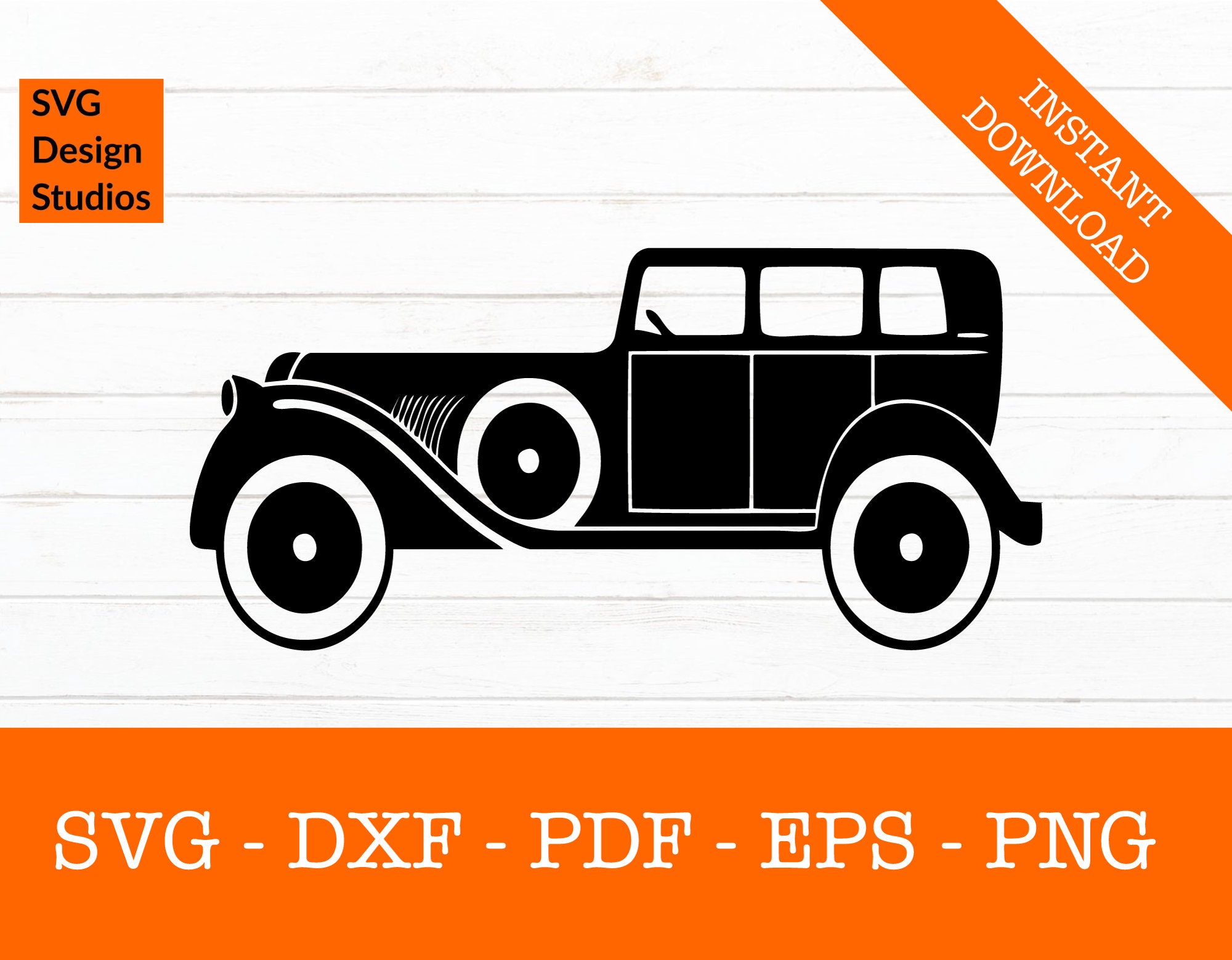 Classic Antique Car Svg Model T Svg Ford Svg Silhouette SVG | Etsy