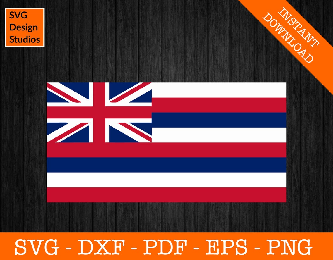 Hawaii Svg Hawaii State Flag Svg Honolulu Clipart SVG Cut - Etsy