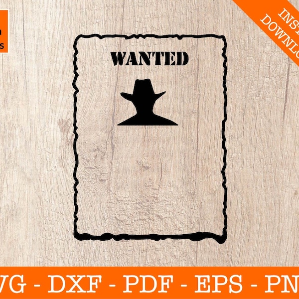 Wanted Poster - Etsy