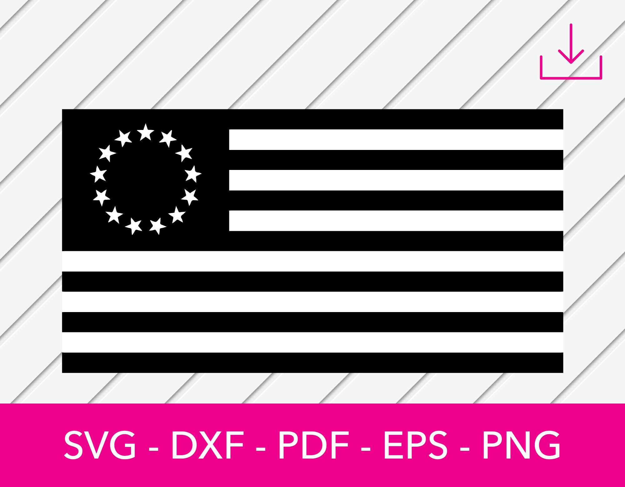 US Flag Svg Colonial Flag Svg Betsy Ross Flag Svg Cut File - Etsy