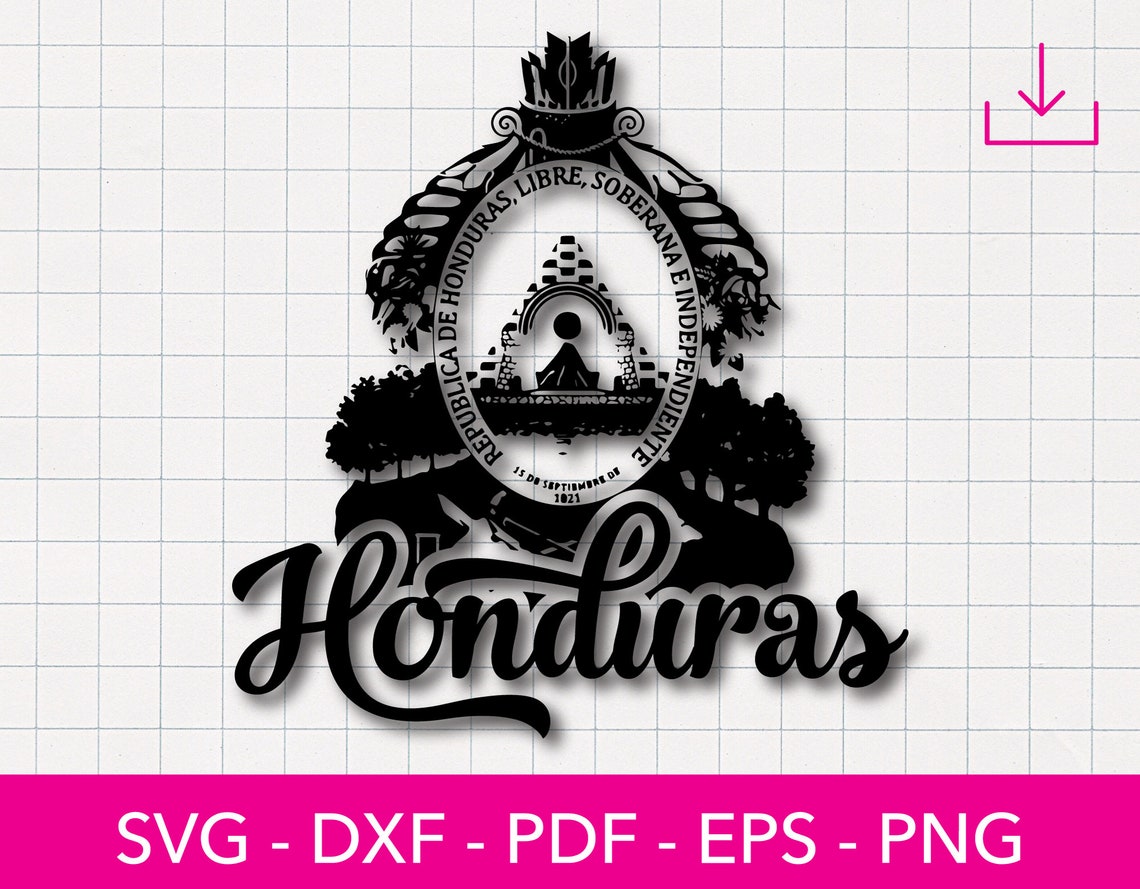Honduras SVG, Escudo de Honduras SVG, Honduras Vector, Honduras PNG ...