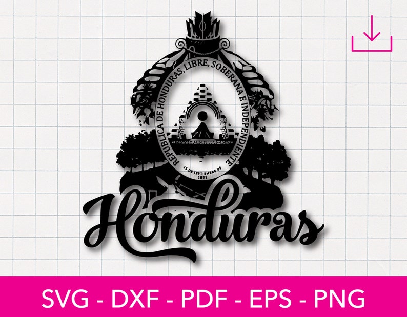 Honduras SVG, Escudo de Honduras SVG, Honduras Vector, Honduras PNG ...