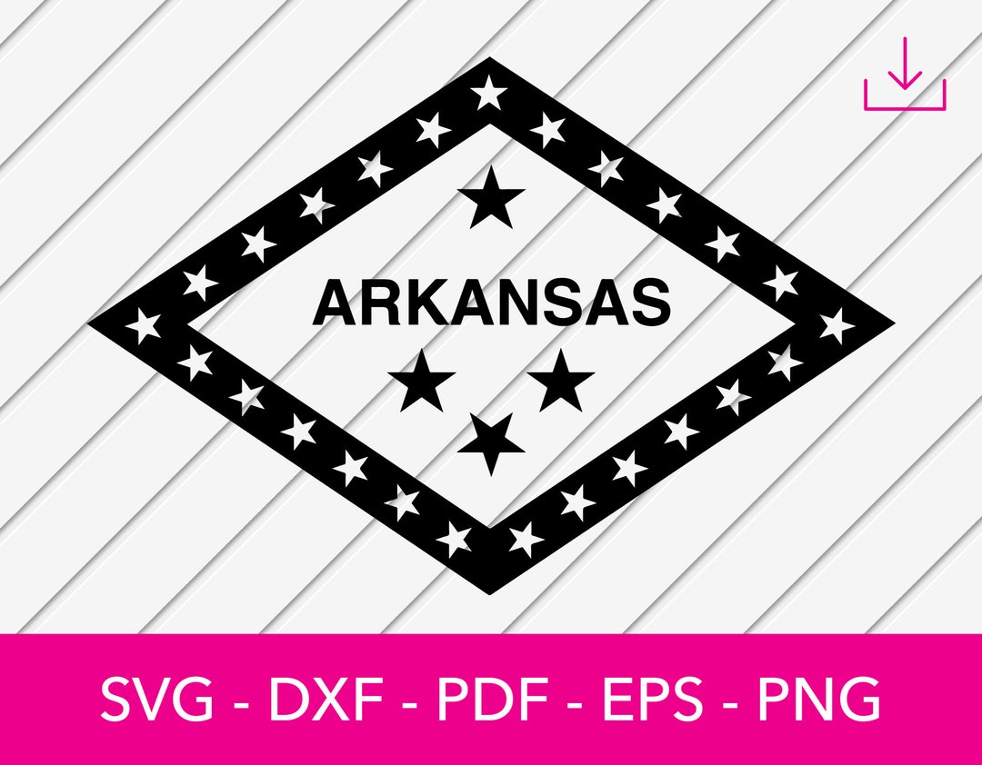 Arkansas Svg, Arkansas Flag Svg, Arkansas Diamond Svg, Arkansas State ...