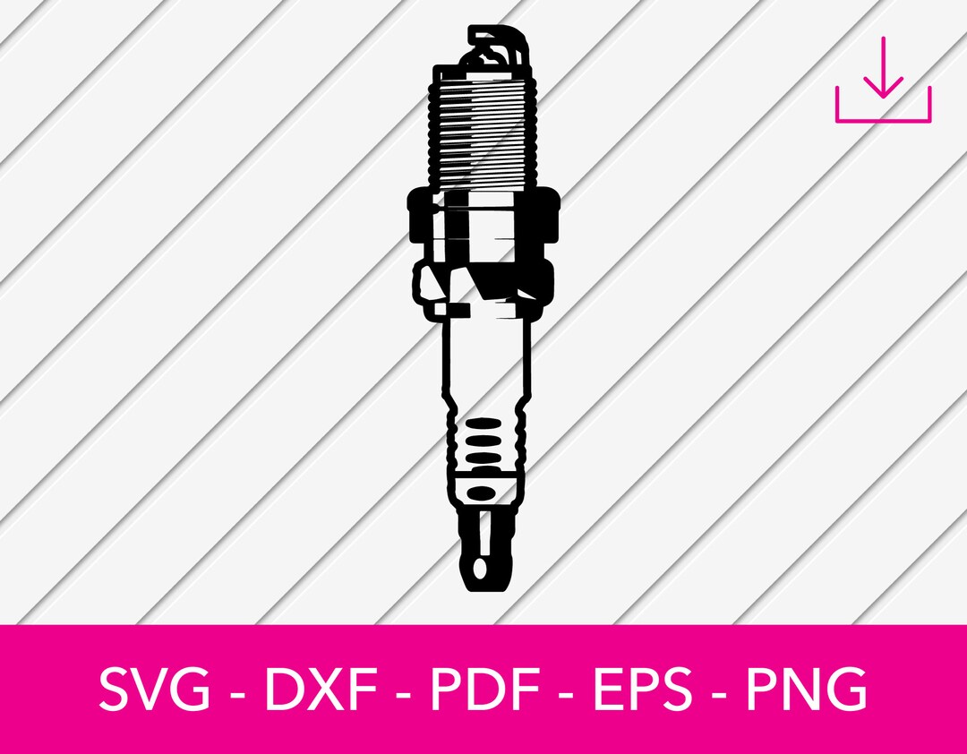 Spark Plug Svg, Mechanic Svg, Bodyshop Svg, Sparkplug Svg, Tune up Svg ...