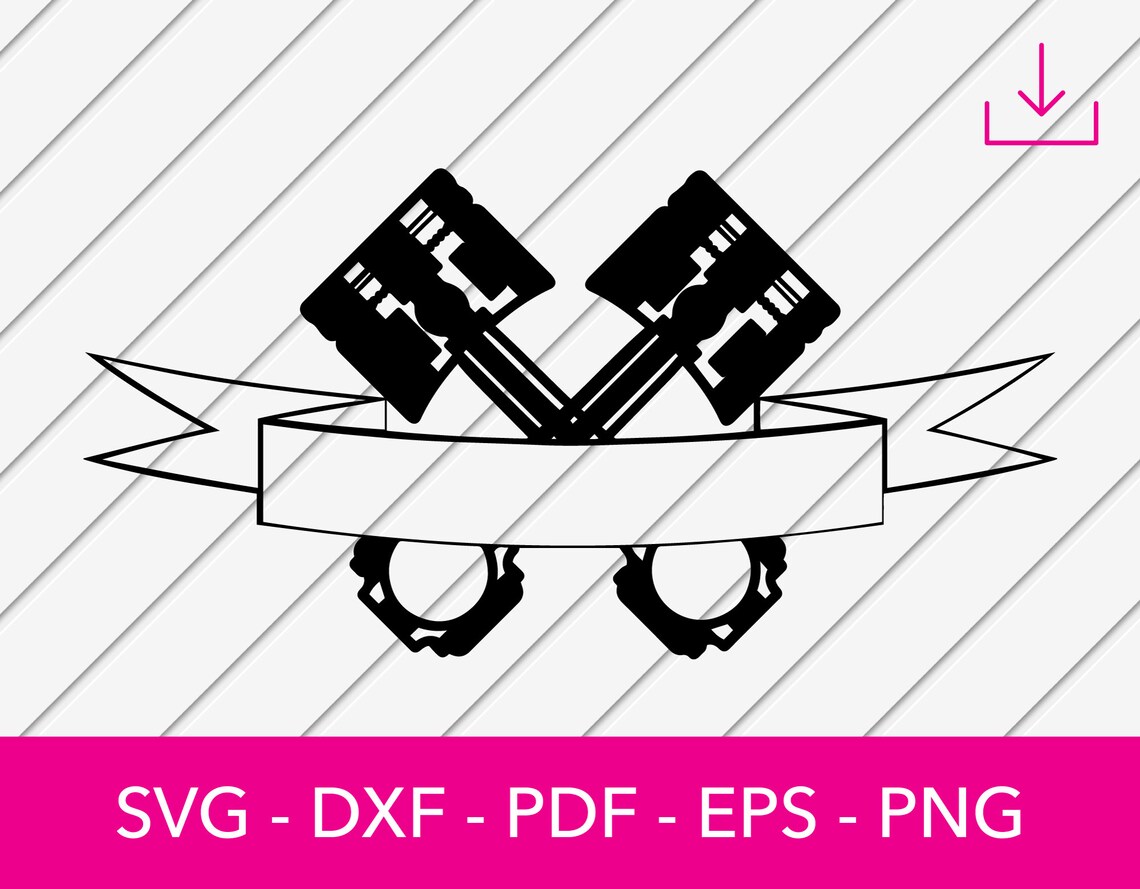Mechanic Logo Svg Mechanic Svg Motor Pistons Split Frame - Etsy