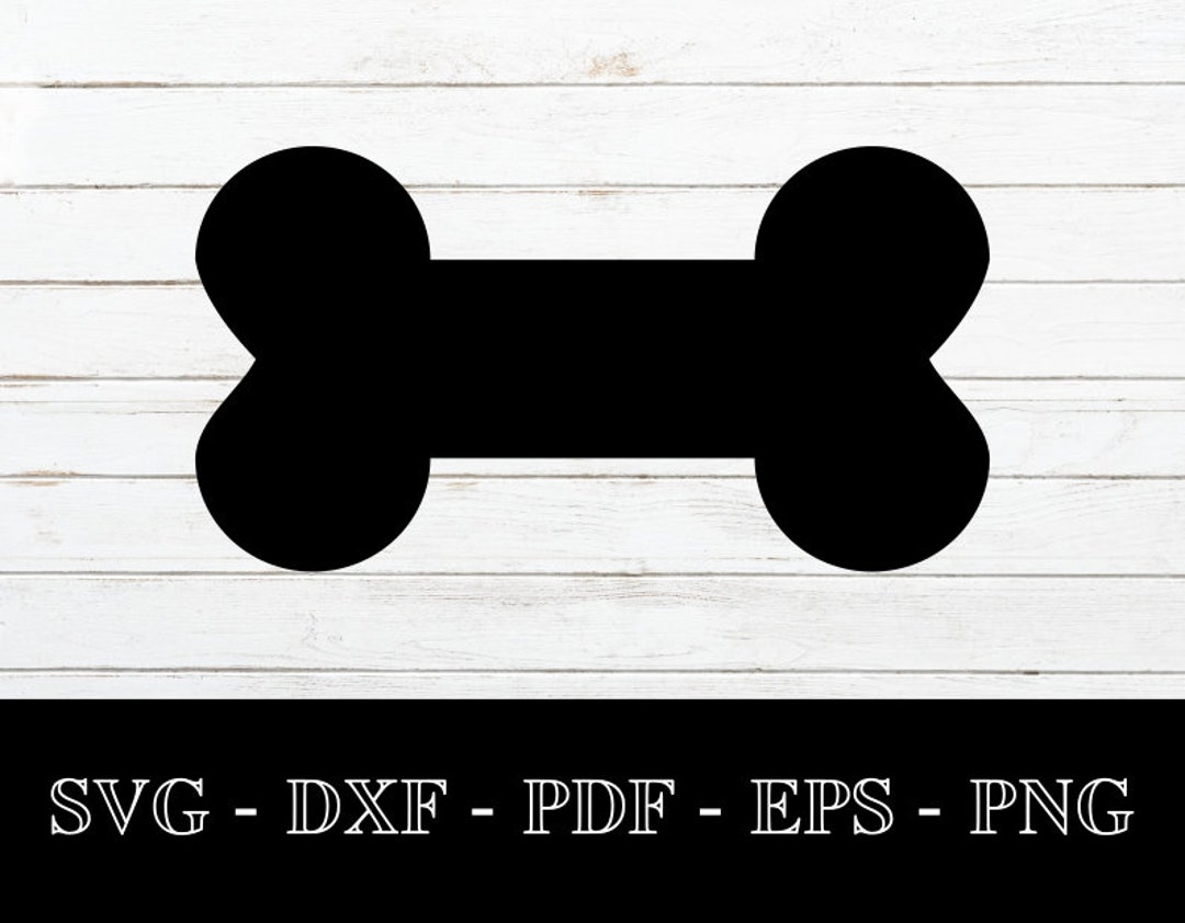Dog Bone Svg, Dog Bone Tag SVG Cut File - PNG - DXF - Cricut ...