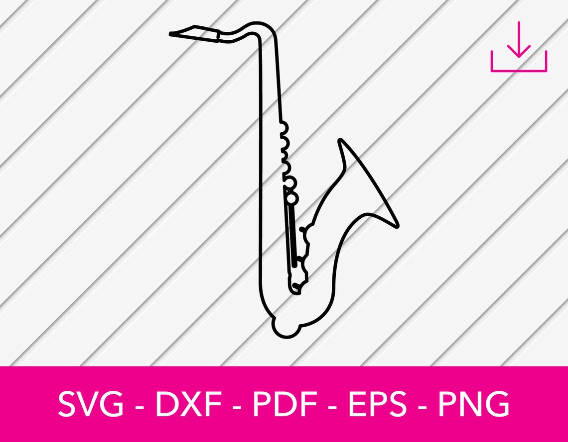 Sax Svg Music Svg Saxophone Instrument Svg Jazz Svg | Etsy