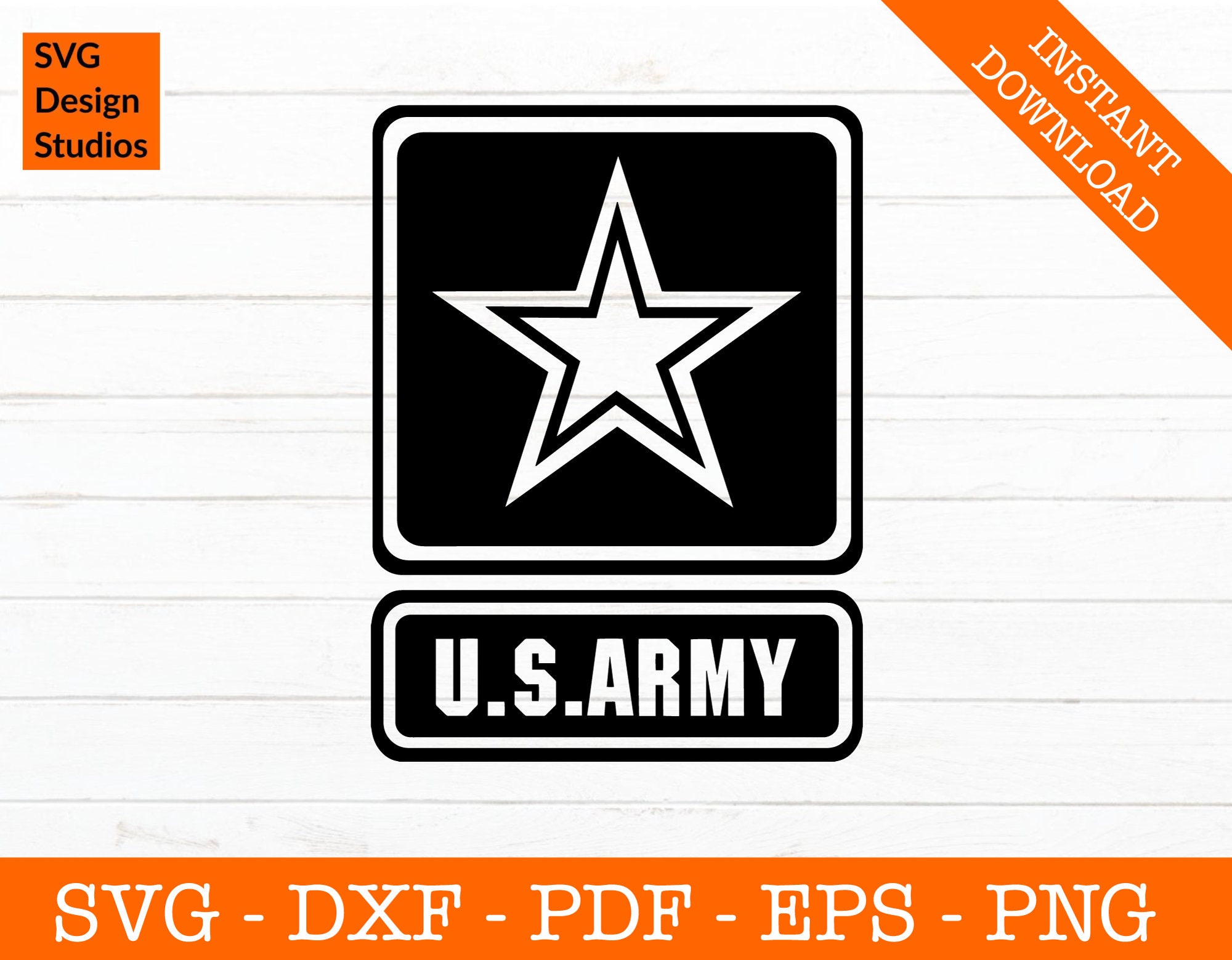 US Army Logo Svg, Army Svg, Military Svg, Black and White Silhouette ...