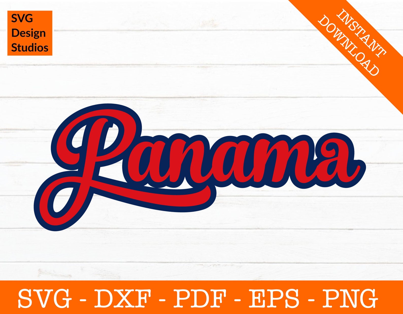 Retro Panama Svg Panama Flag Svg Panama Flag Clipart - Etsy