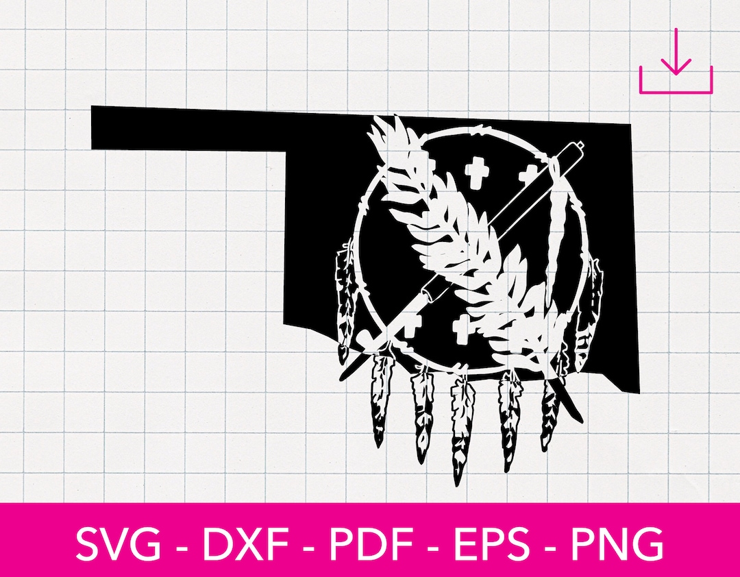 Oklahoma Svg, Oklahoma Seal Svg, Oklahoma Flag Svg, State Flag - Cut ...