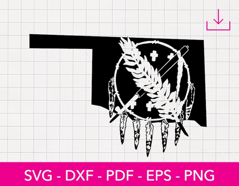 Oklahoma Svg Oklahoma Seal Svg Oklahoma Flag Svg State Flag - Etsy