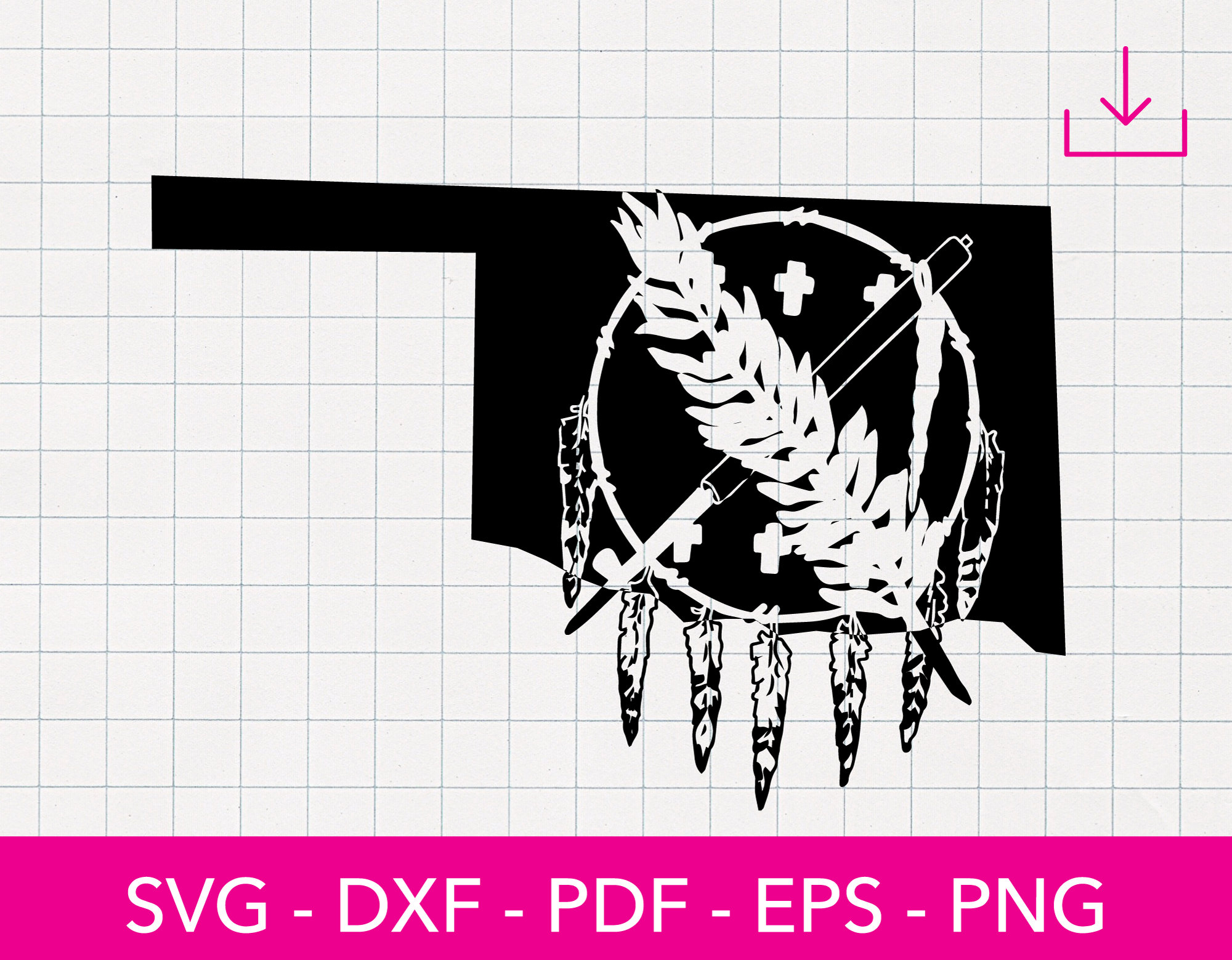 Oklahoma Svg Oklahoma Seal Svg Oklahoma Flag Svg State Flag - Etsy