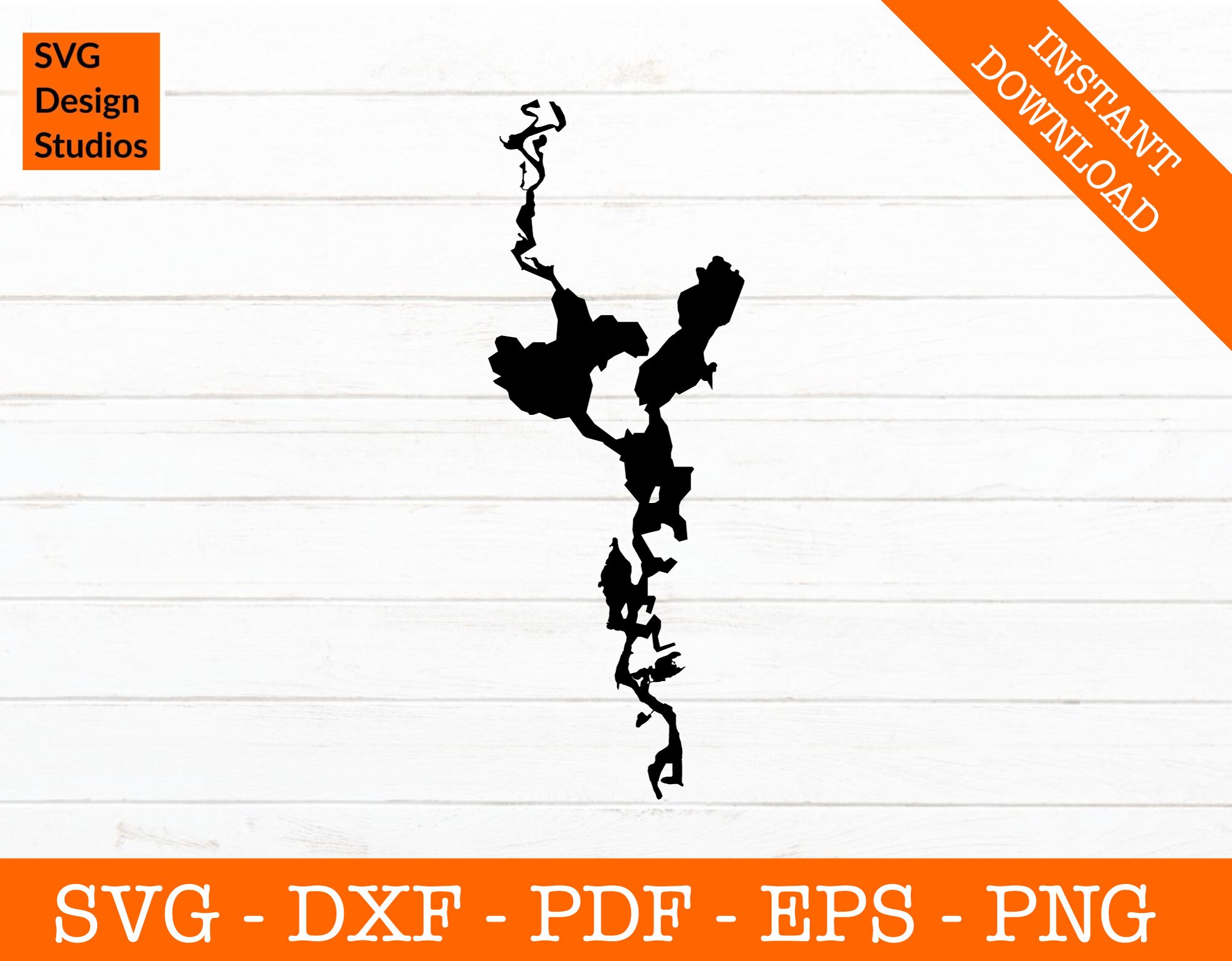 Lake Tichigan Svg, Wisconsin Map Shape SVG Cut File - PNG - DXF ...