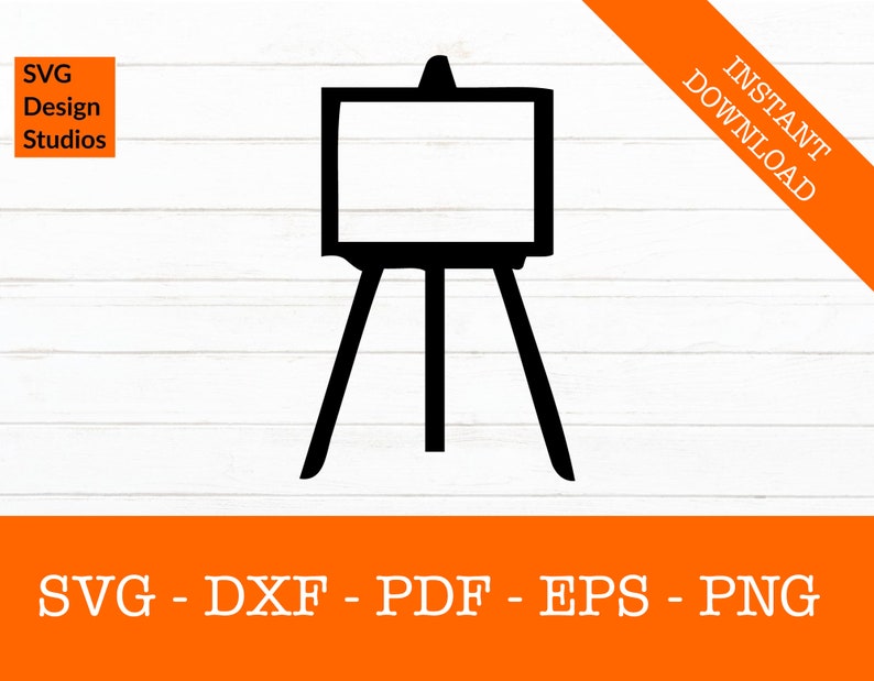 Easel Svg Artist Svg Canvas Svg Art Svg Blank Canvas - Etsy Canada