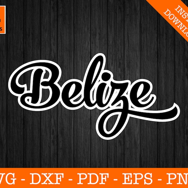 Belize Svg - Etsy