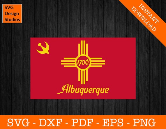 Albuquerque Svg Albuquerque City Flag Svg New Mexico Zia SVG | Etsy