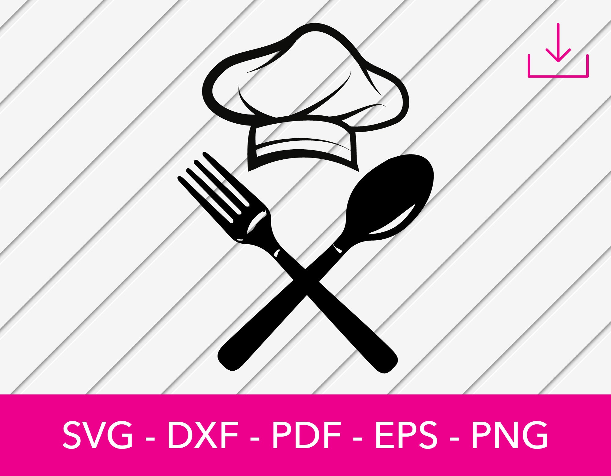 Chef Logo Svg Chef Hat Svg Cooking Svg Kitchen Svg Cutting - Etsy