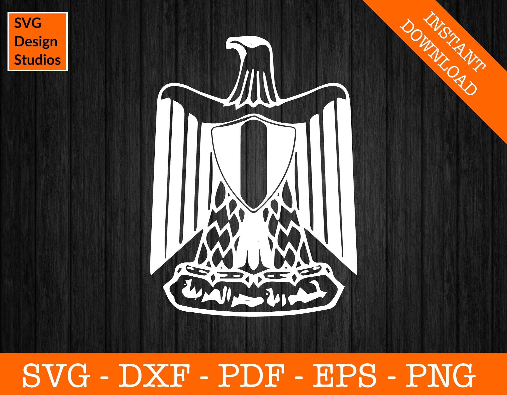 Egypt Seal Svg, Egyptian Eagle, Egypt Egyptian National Flag - Cut File ...