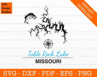Table Rock Lake Svg | Etsy