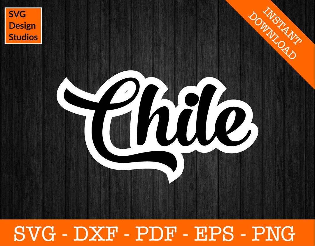 Retro Chile Svg Chile Flag Svg Chile Flag Clipart Classic - Etsy