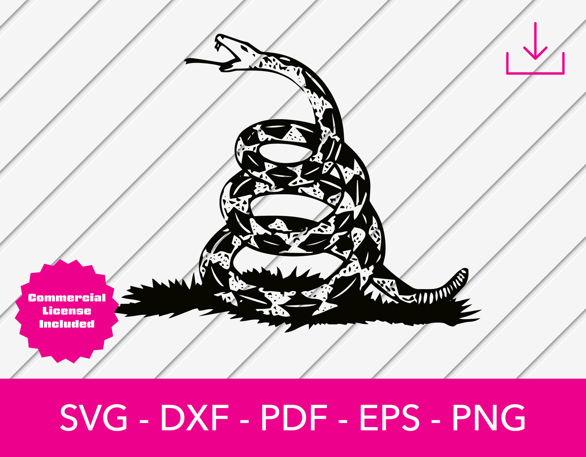 Gadsden Flag Svg, Don't Tread on Me Svg, Clipart SVG - Cut File - PNG ...