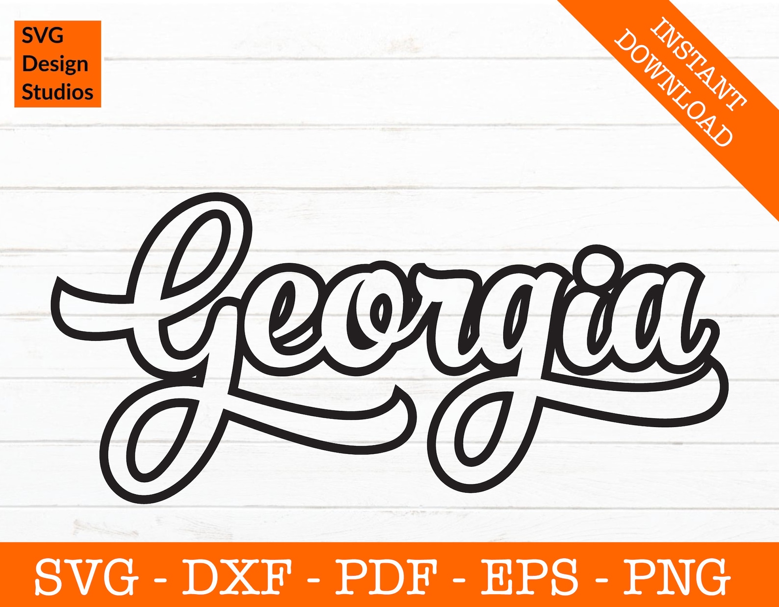 Retro Georgia Svg Georgia State Svg University College | Etsy