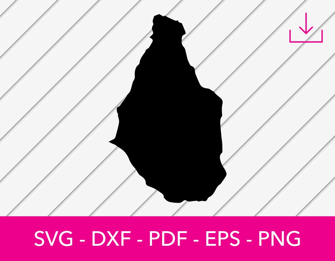 Montserrat Svg, Montserrat Map, Montserrat Svg, Montserrat, Caribbean ...