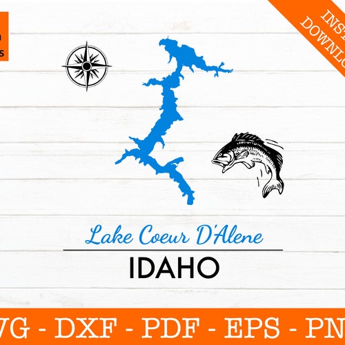 Idaho State SVG DXF PNG Cricut Cut File Silhouette Cut - Etsy