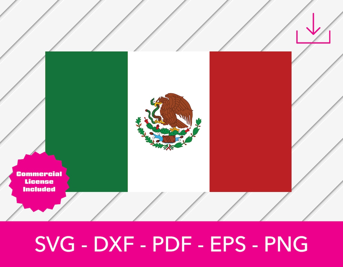 Mexican Flag Svg Mexico Flag Svg Mexican Svg Mexican Svg - Etsy