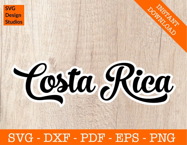 Retro Costa Rica Svg Costa Rica Flag Svg Costa Rica Flag - Etsy