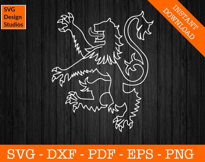 Scotland Svg, Lion Svg, Scottish Royal Flag Clipart SVG Cut File Png ...