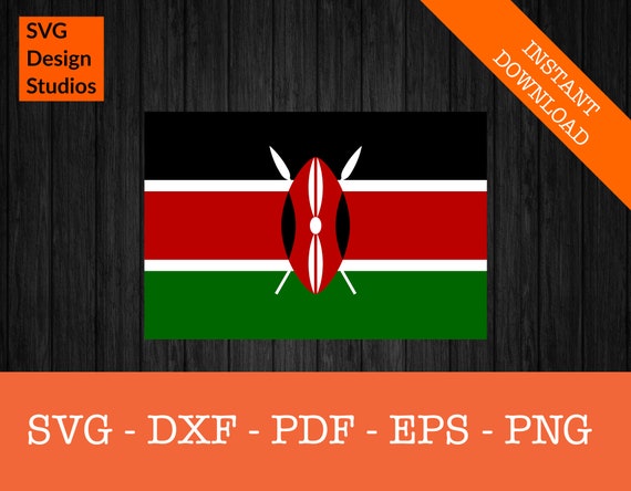 PNG Vector Clipart Kenya Logo Svg Design DXF Cricut Instant Download ...