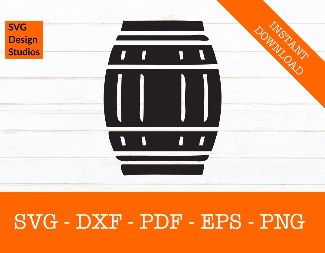 Beer Keg Svg Keg Party Svg Craft Brewery Svg Silhouette Shadow SVG Cut ...
