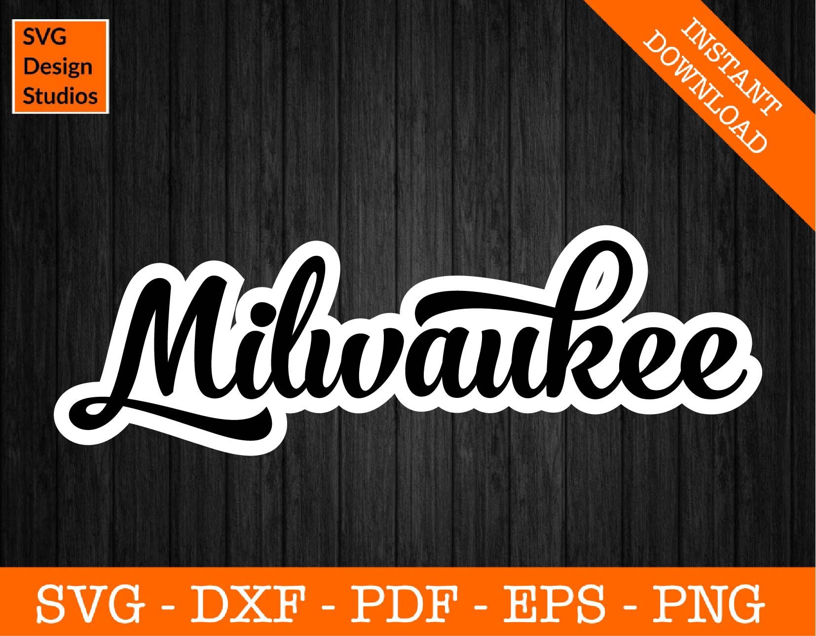 Retro Milwaukee Svg Milwaukee Wisconsin Silhouette SVG Cut - Etsy