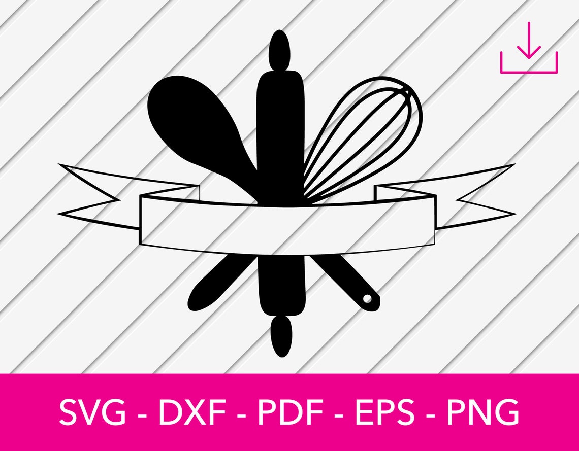 Baking Svg Bakery Svg Cooking Svg Kitchen Utensils Svg - Etsy