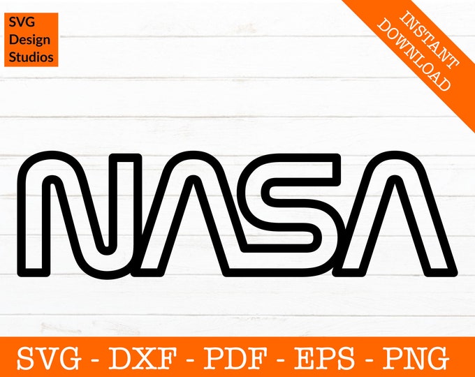 NASA Logo Svg, Space Svg, Science Svg, Astronaut Svg, Clipart Svg Cut ...