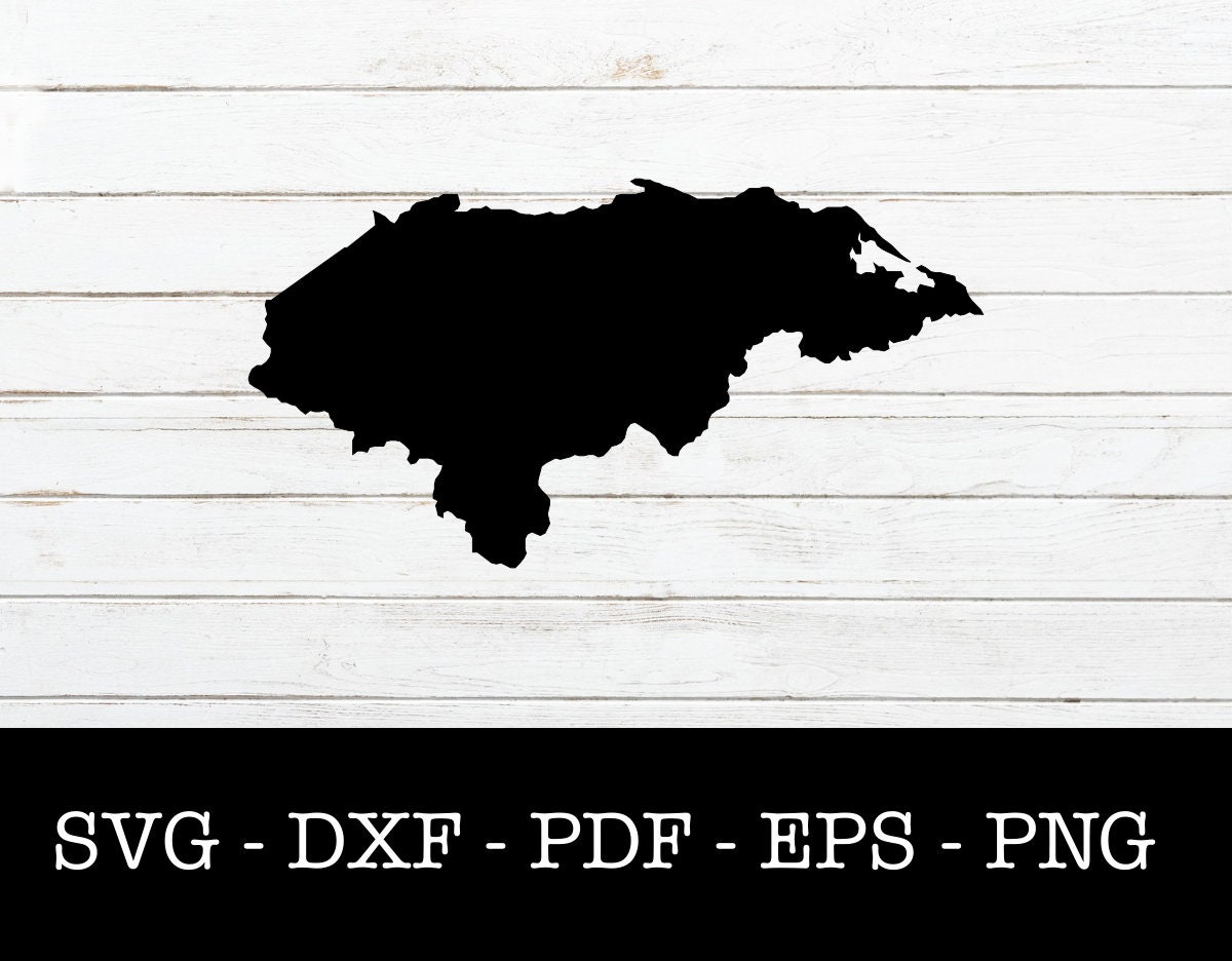 Honduras map svg