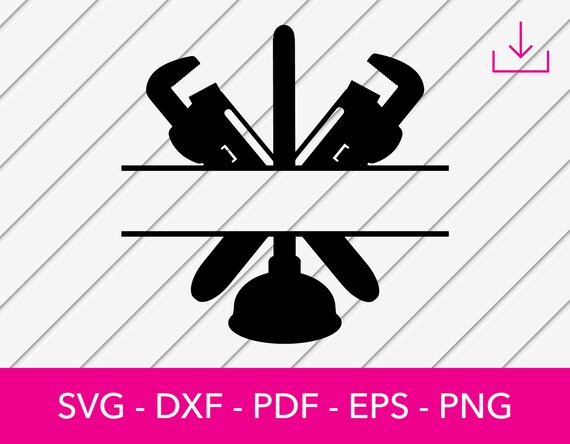Plumber Logo Svg Plumbing Logo Svg Plumber Frame Svg Comb | Etsy