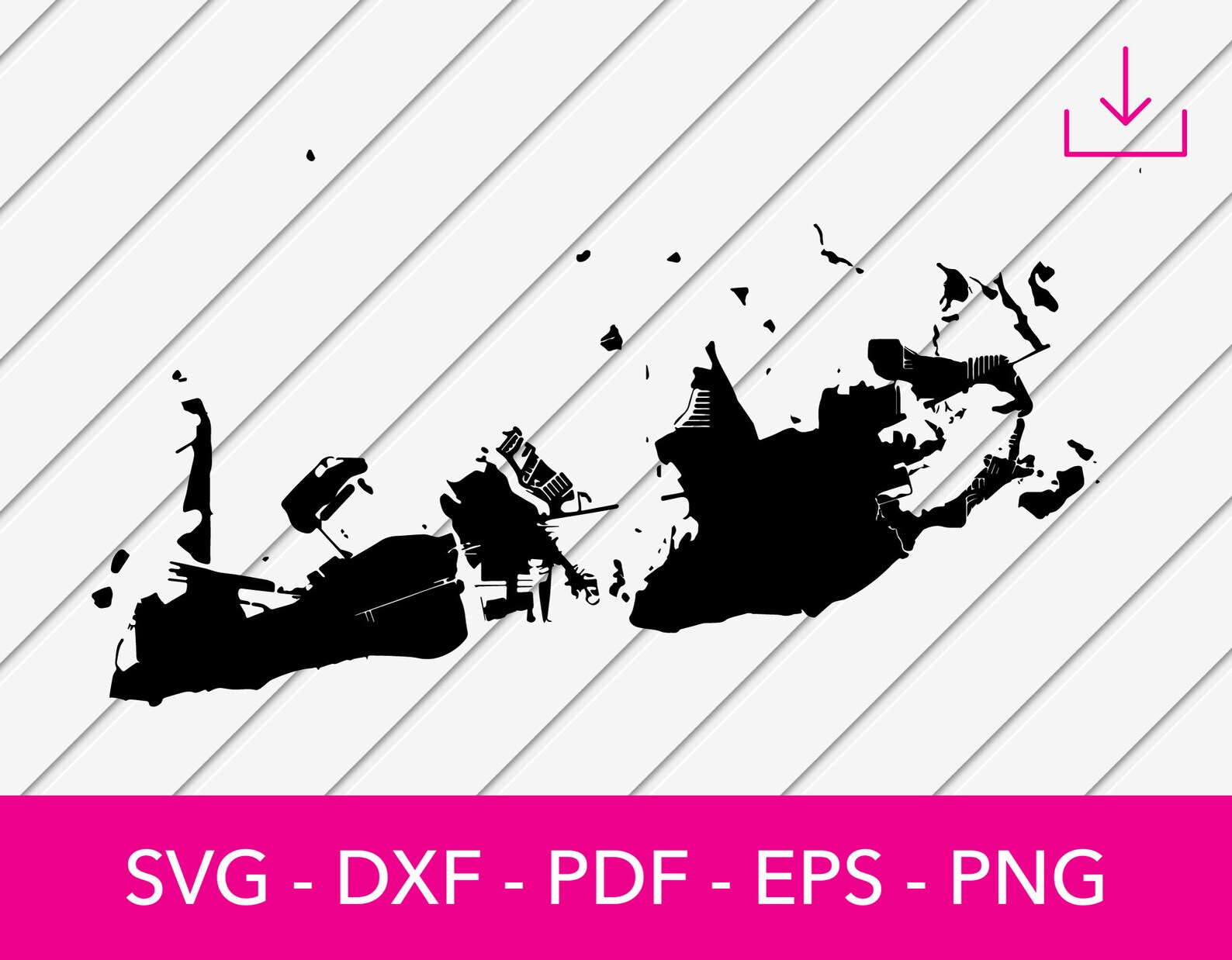 Greater Key West Svg, Key West Map Svg, Key West Florida Svg, Florida ...