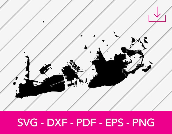 Greater Key West Svg Key West Map Svg Key West Florida Svg | Etsy