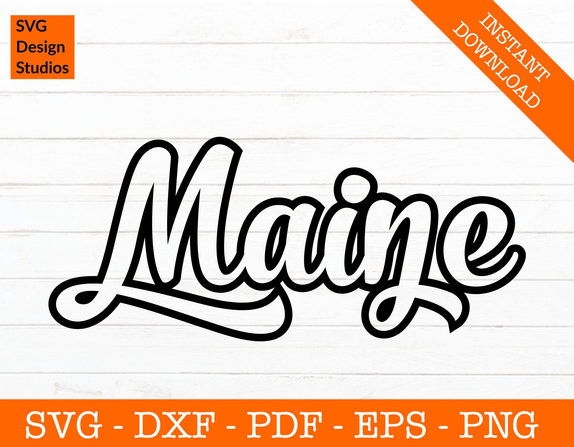 Retro Maine Svg Maine State Svg University College Etsy