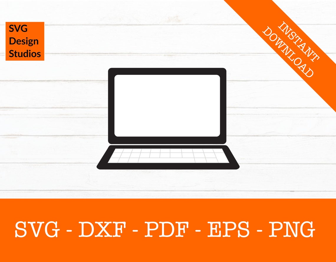 Laptop Svg Computer svg Technology svg Silhouette Shadow | Etsy