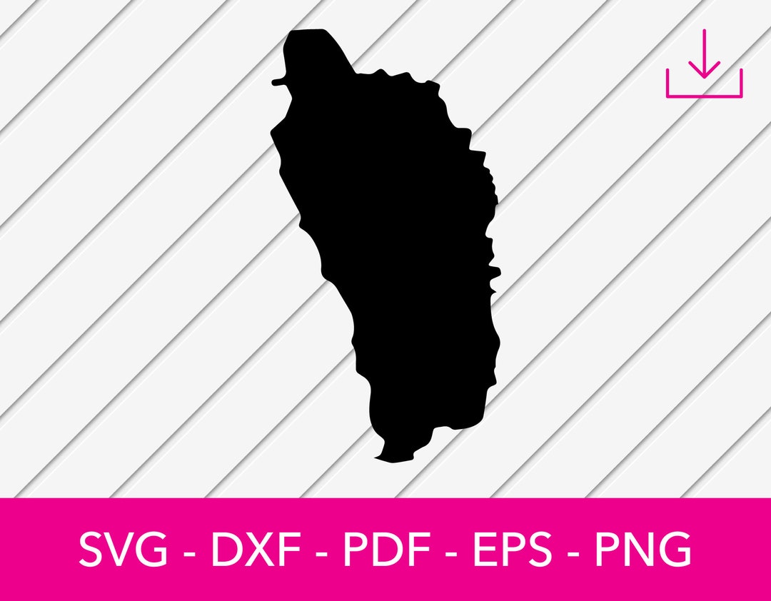Dominica Svg, Dominica Island Map, Dominica Svg, Dominica, Caribbean ...
